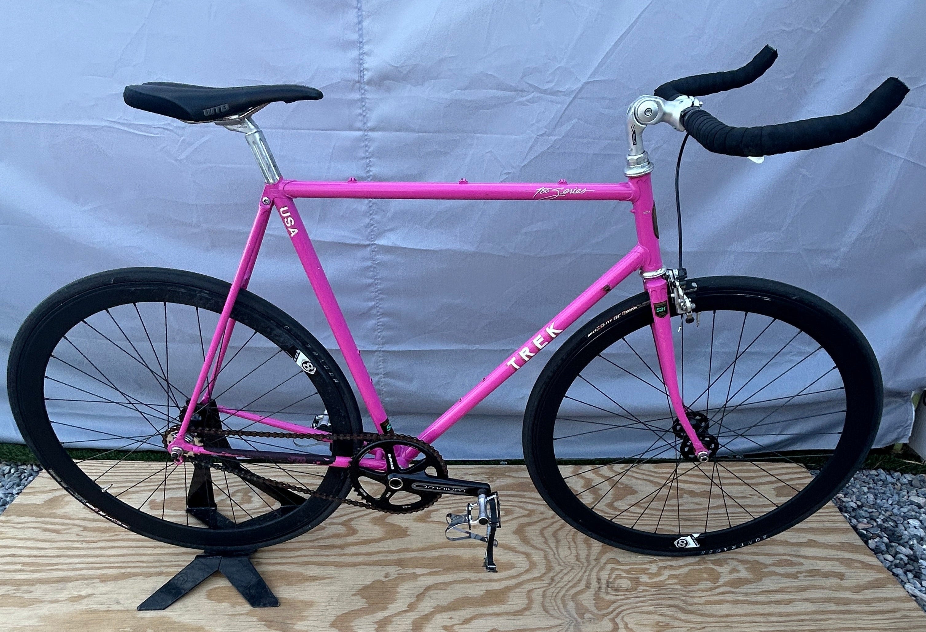 Trek 700 series Fixie Single Speed Pink Road Bike 56 – velobazaar