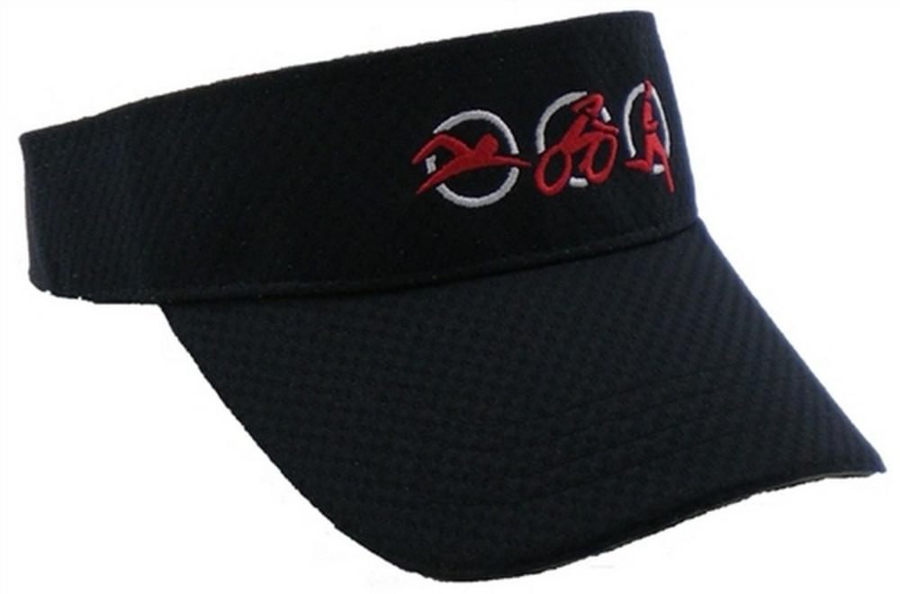 Gizmo Triathlon Running Visor - Black – Pahrump Cyclery - Velobazaar LLC